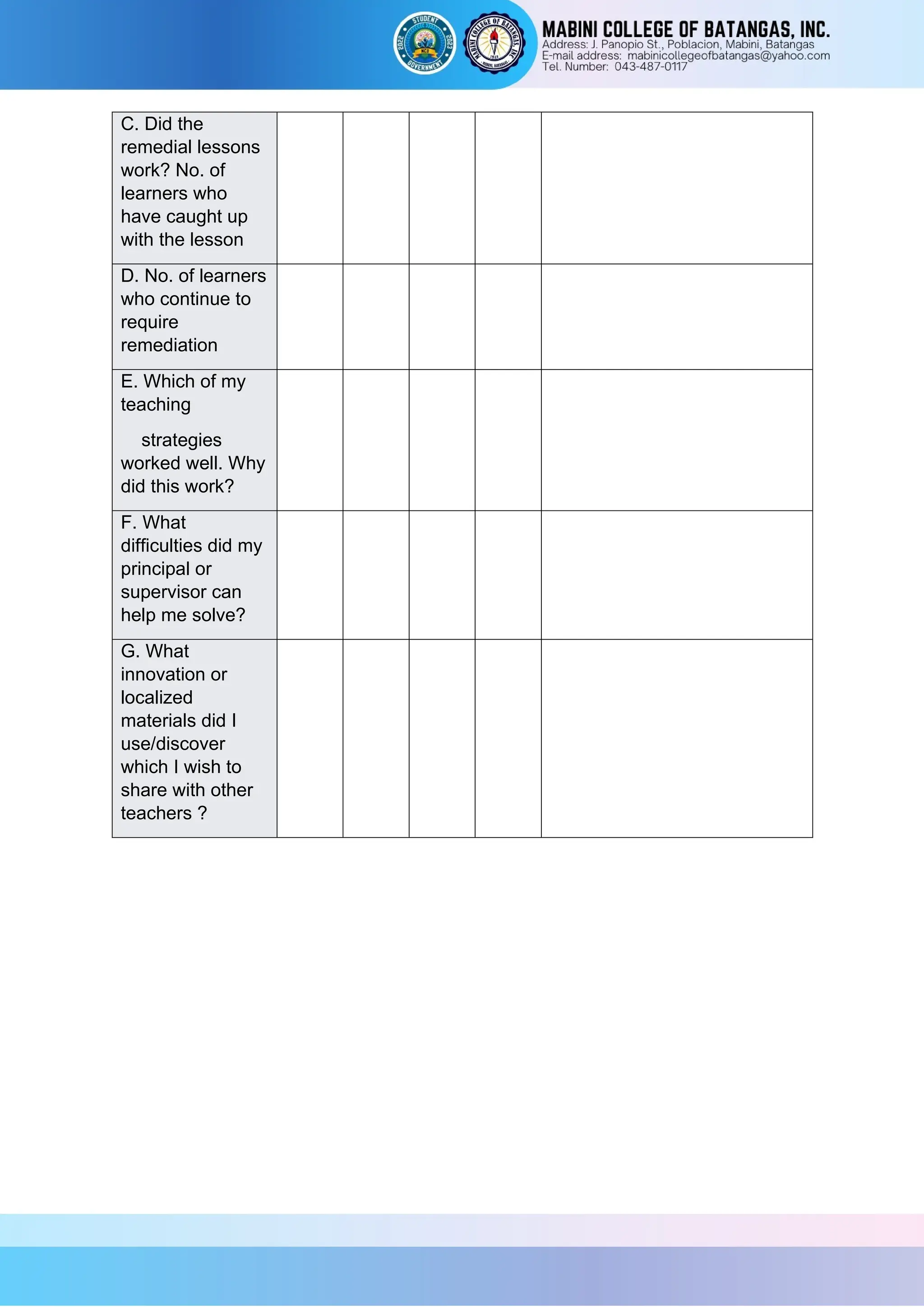 detailed Learning plan for teaching demo.docx
