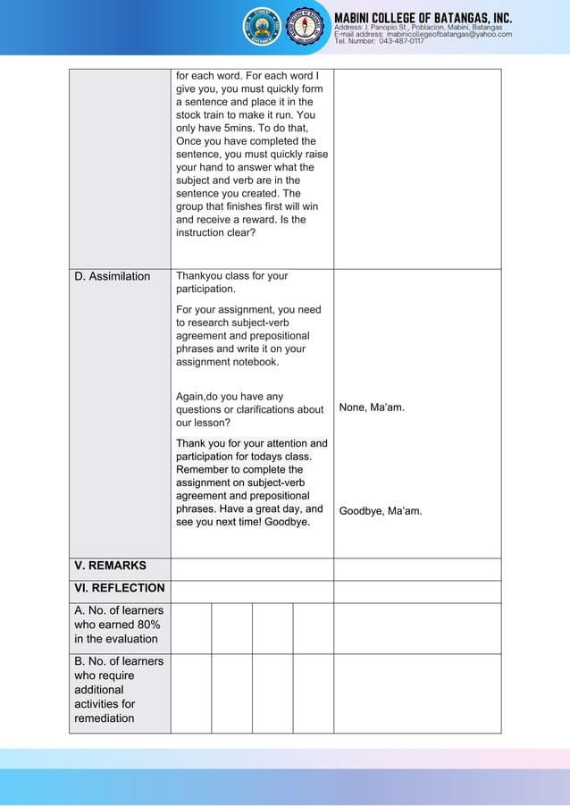detailed Learning plan for teaching demo.docx