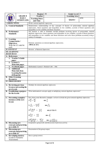 Dll division of rational | DOCX