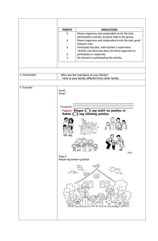 DLL-for-COT-2nd.docx FOR kindergarten education... | PDF