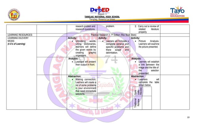 dll-in-practical-research1.docx | Educational Assessment | Education