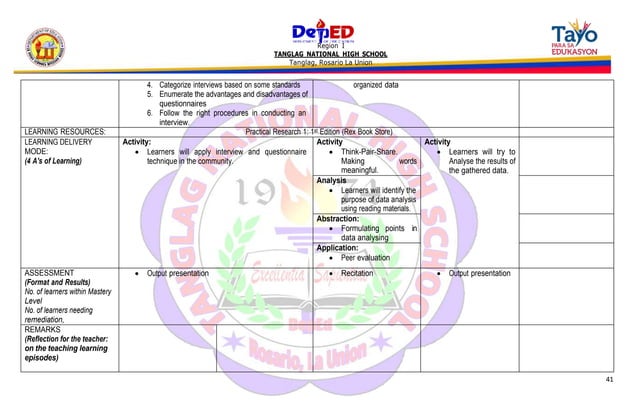 dll-in-practical-research1.docx | Educational Assessment | Education