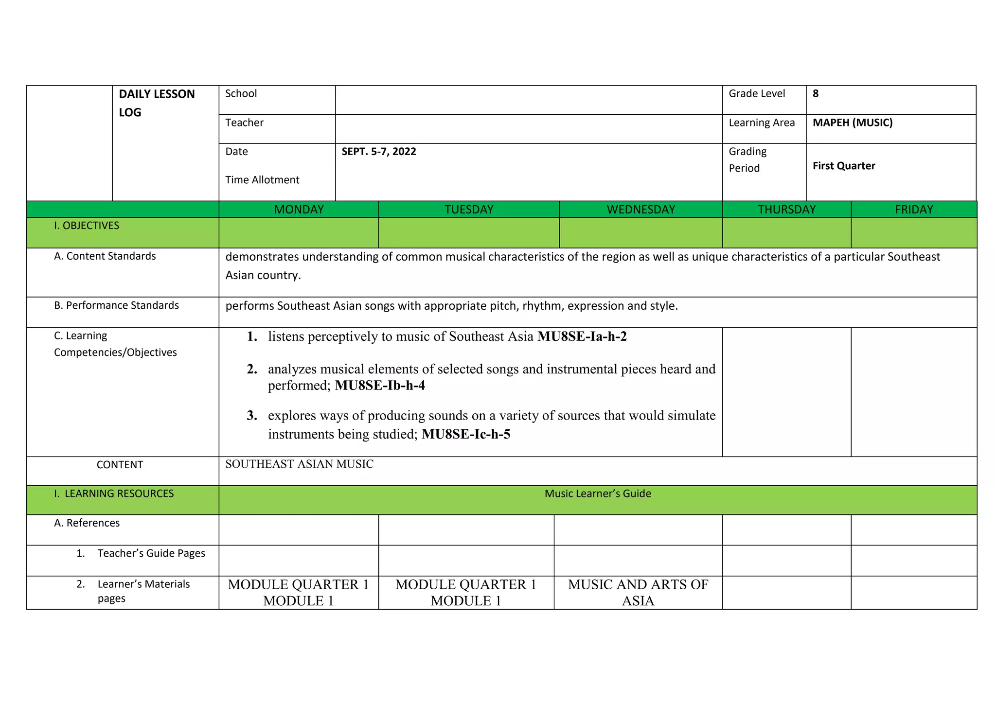 DLL- MAPEH- 8 - 1ST QUARTER- WEEK 3 (MUSIC).docx