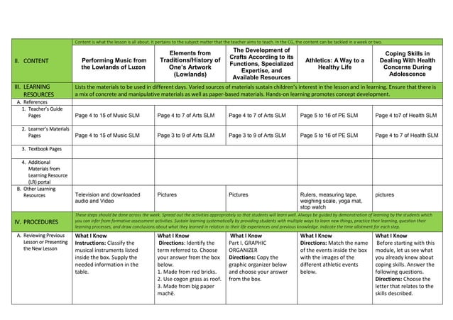 DLL - MAPEH 7 (Week 6).docx