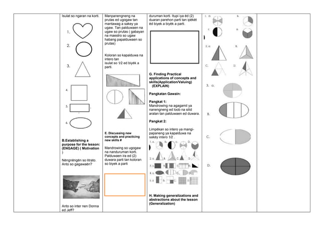 Lesson Plan in -Mathematics Grade 1.Qrt3 | Educational Assessment ...