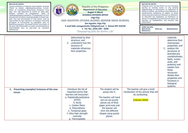 DLL - Physical Science - WEEK - 4 . docx | DOCX