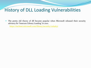 DLL Preloading Attack | PPTX