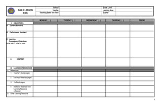 Daily Lesson Log Template Edited version 1.docx