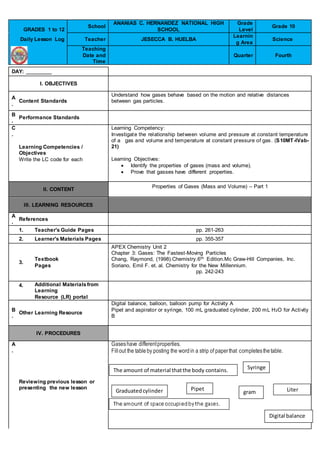 Dll template-g10-q4-module-1-1[1] | DOCX