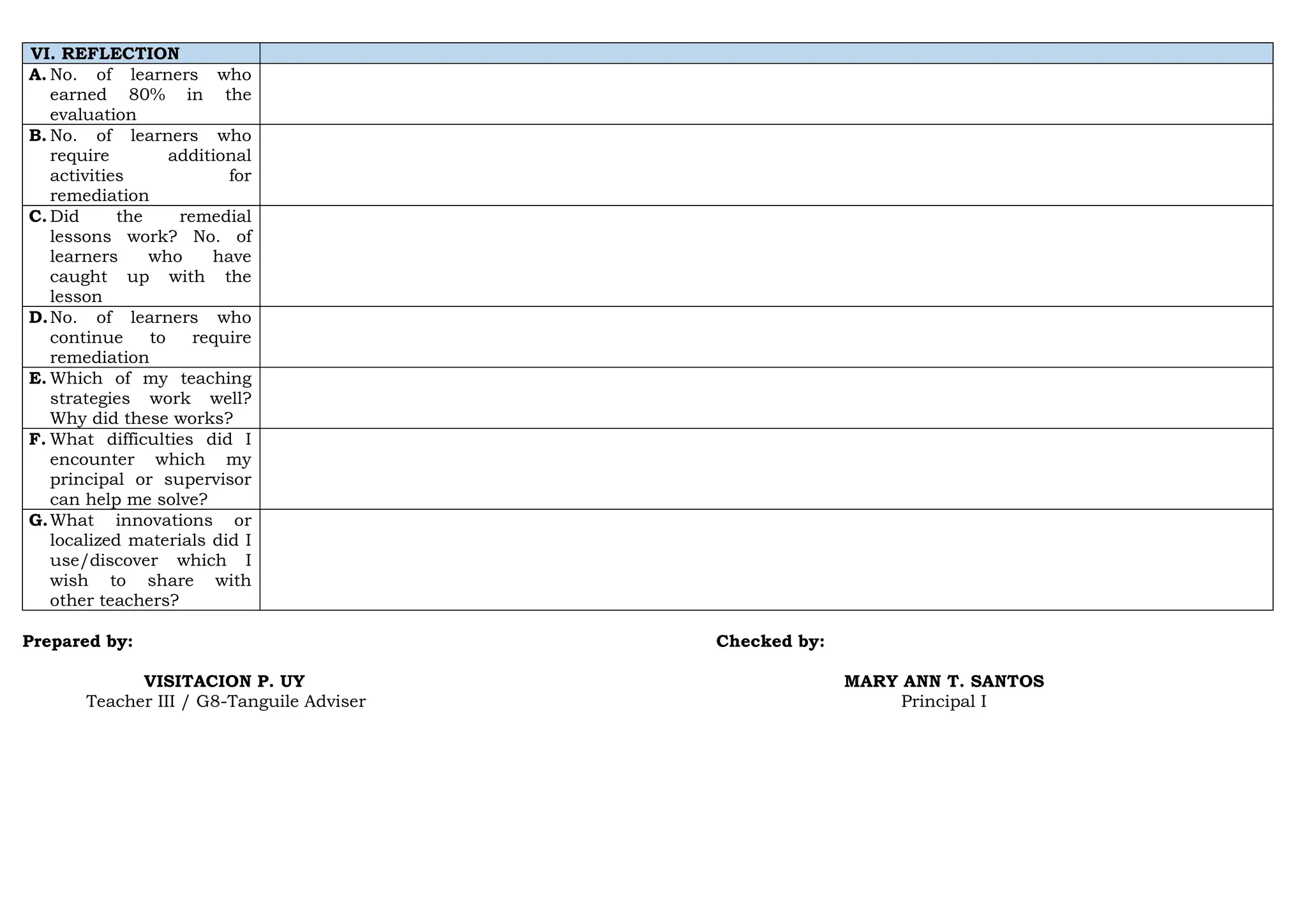 Daily Lesson Log Template for Deped Senior High School | DOCX