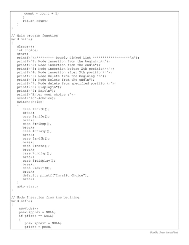 Doubly Linked List Pdf 8430