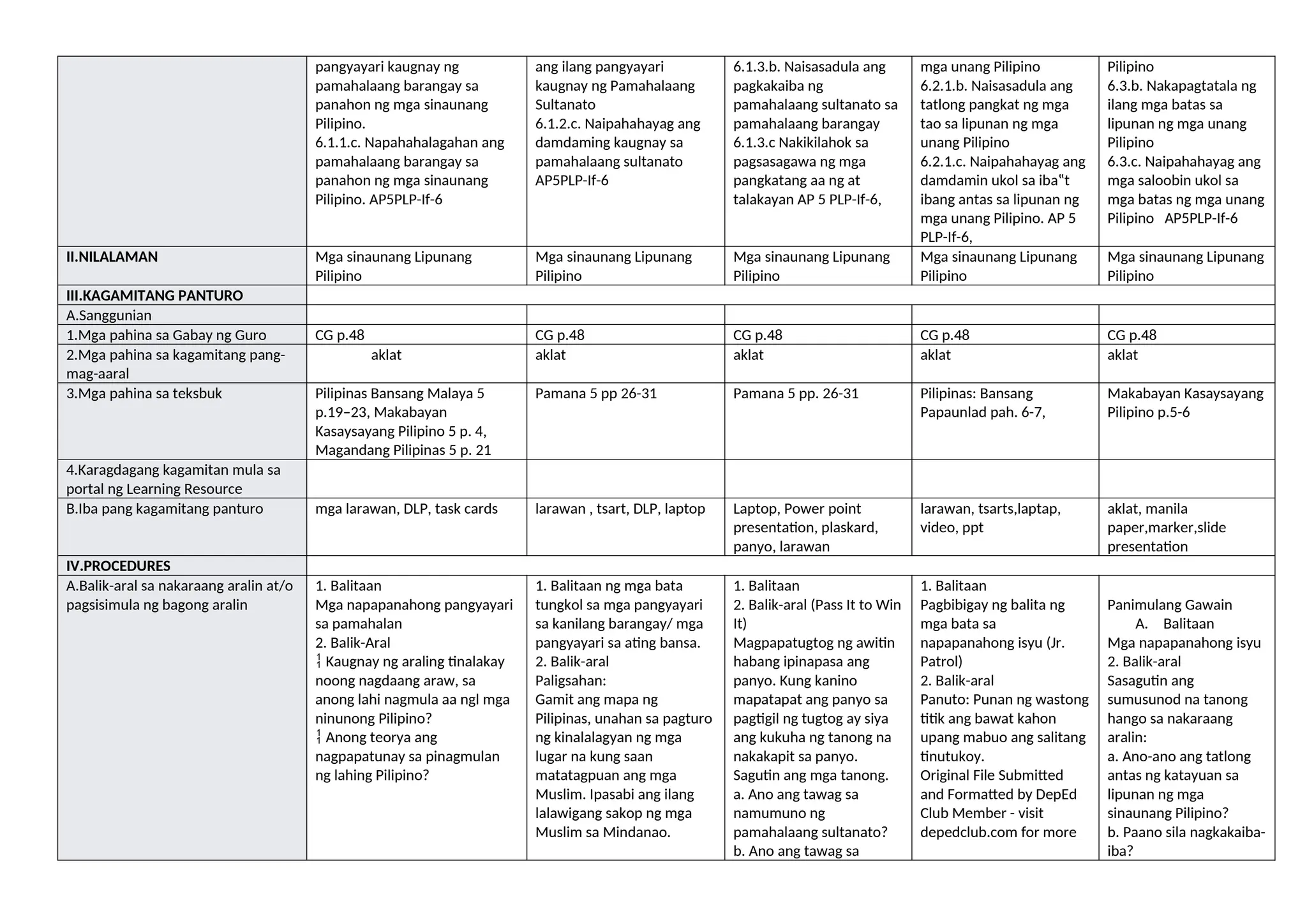DLL_ARALING PANLIPUNAN 5_Q1_W6.docx AP 6 | DOCX