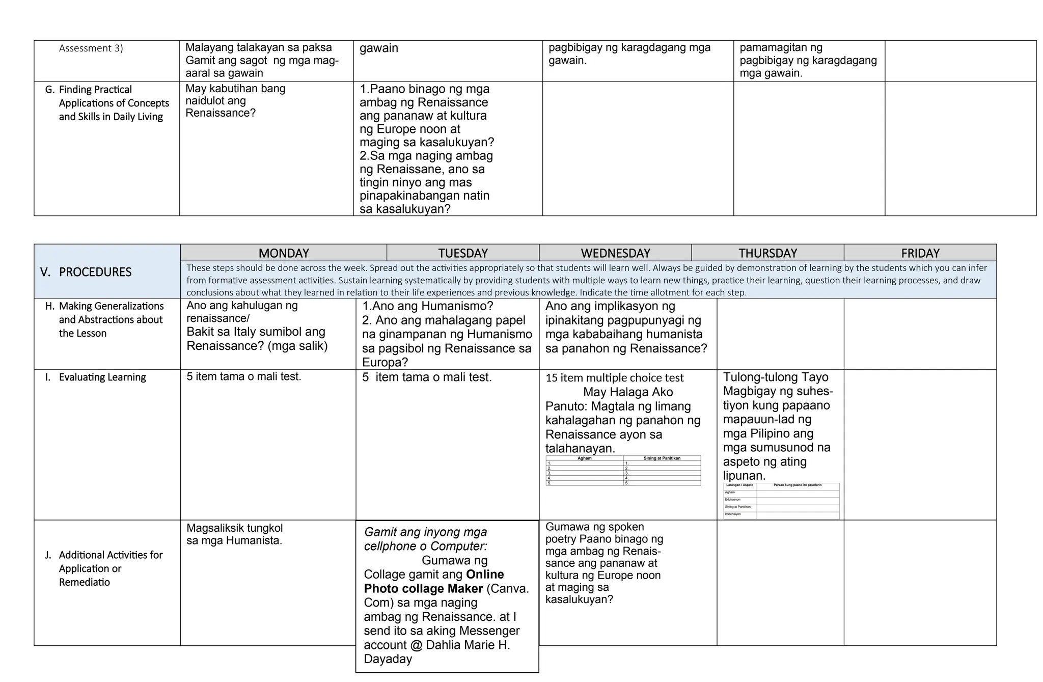 DLL Aralin Panlipunan 8 Quarter 3 Week 1.docx