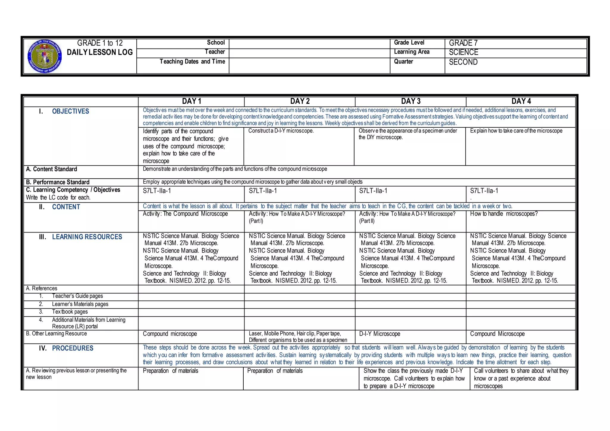 DLL Biology G7 Week 2.docx