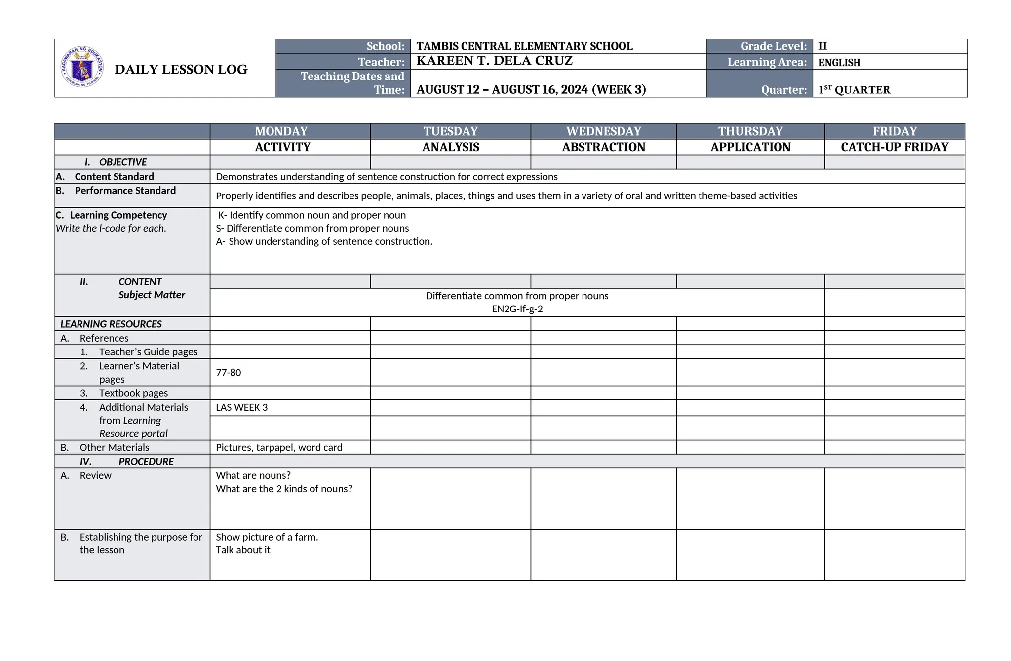 Sample DLL_ENGLISH 2 for Grade 2 _Q1_W3.docx