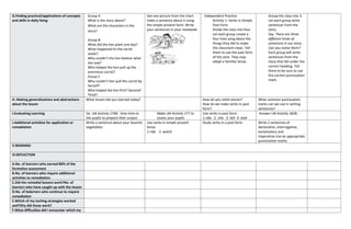 Daily Lesson Log English Week 3 Comprehension | DOCX