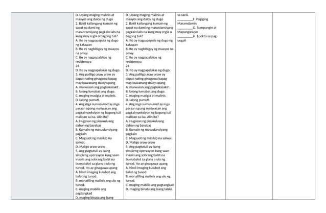 Daily Lesson Log in EPP for Grade 5 Learners | PPT