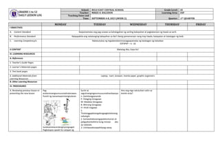 DLL_ESP-3_Q1_W2.docx lesson plan in ESP 3 | DOCX