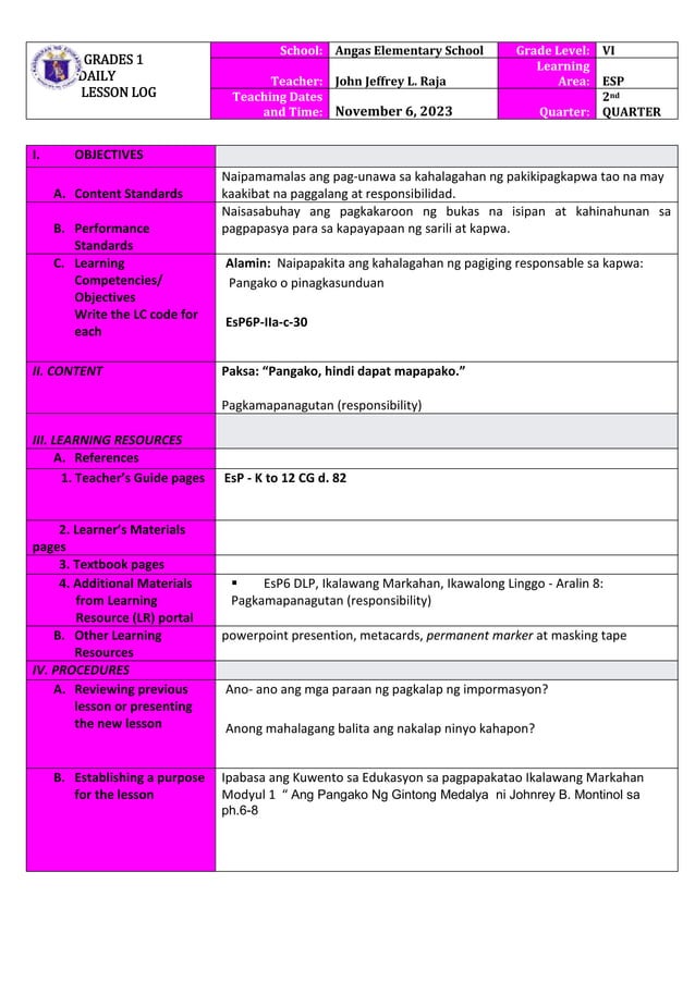 DailyLessonLog_ESP-Quarter2-Week1-Day1.docx