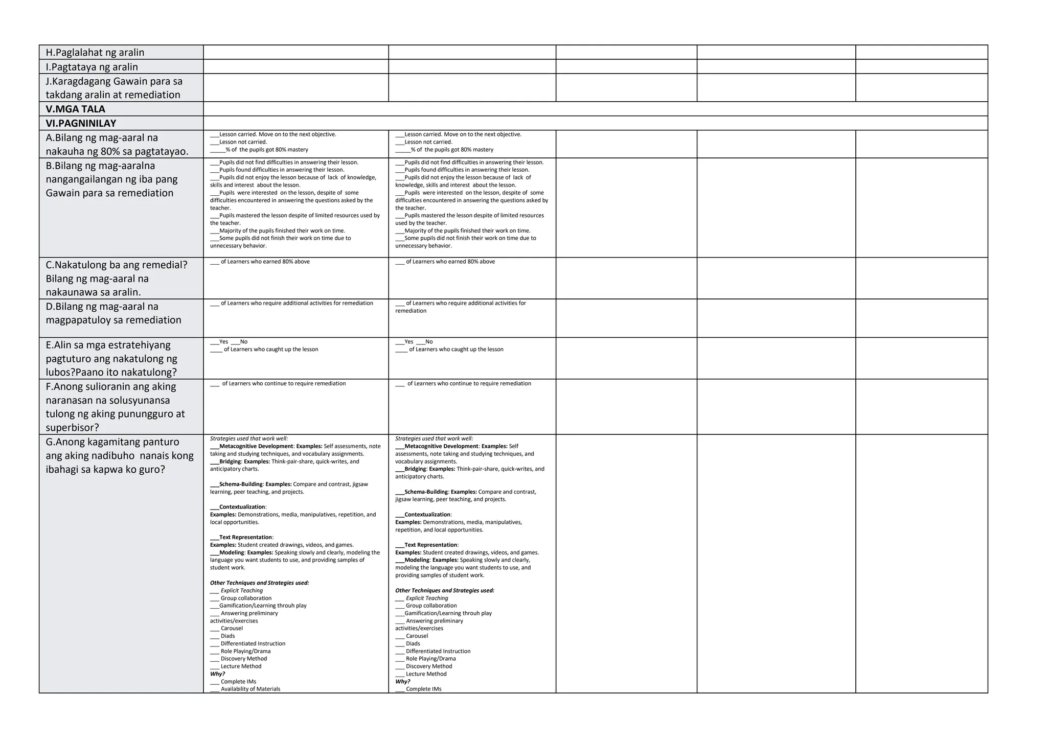 Daily Lesson plan in edukasyon sa pagpapakatao | DOCX