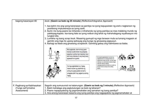 Daily lESSON pLAN FOR MODYUL 1 ESP 8 UNANG MARKAHAN | DOCX