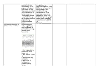 DLL FILIPINO WEEK 7 GRADE 5 DLL SY 2023-2024 | DOCX