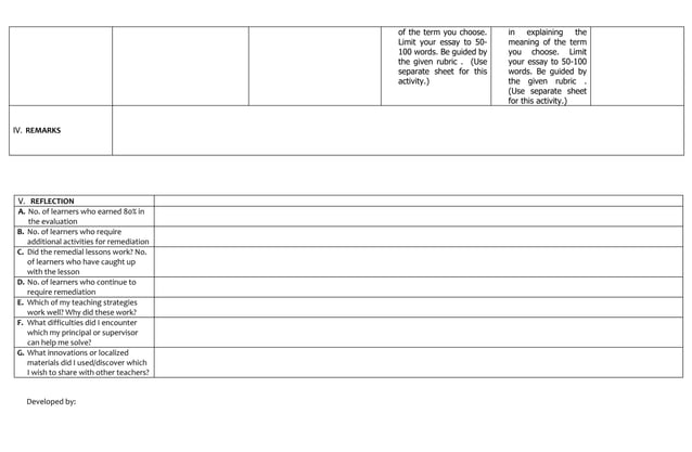 Daily Lesson Log English 10 Quarter 4 Week 4ITY Q4 L4.docx | Homework and Study | Education