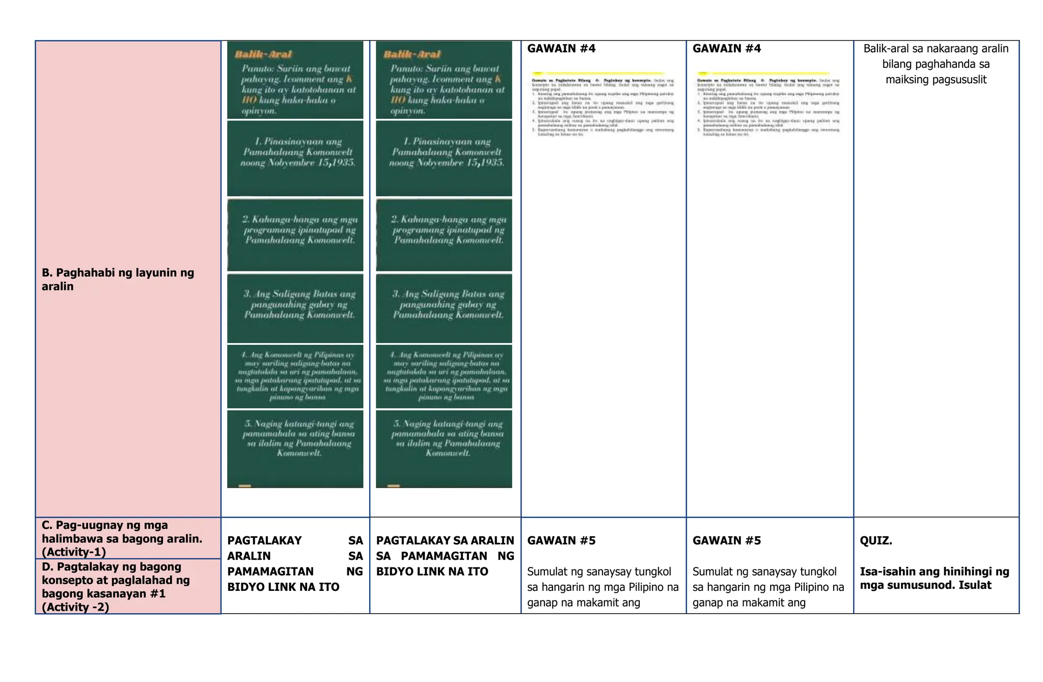 LESSON PLAN IN ARALING PANLIPUNAN FOR GRADE 6 | DOCX