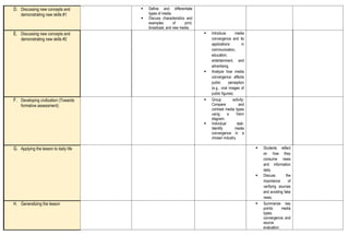 DETAILED LESSON LOG FOR MEDIA AND INFO. LITERACY | DOCX
