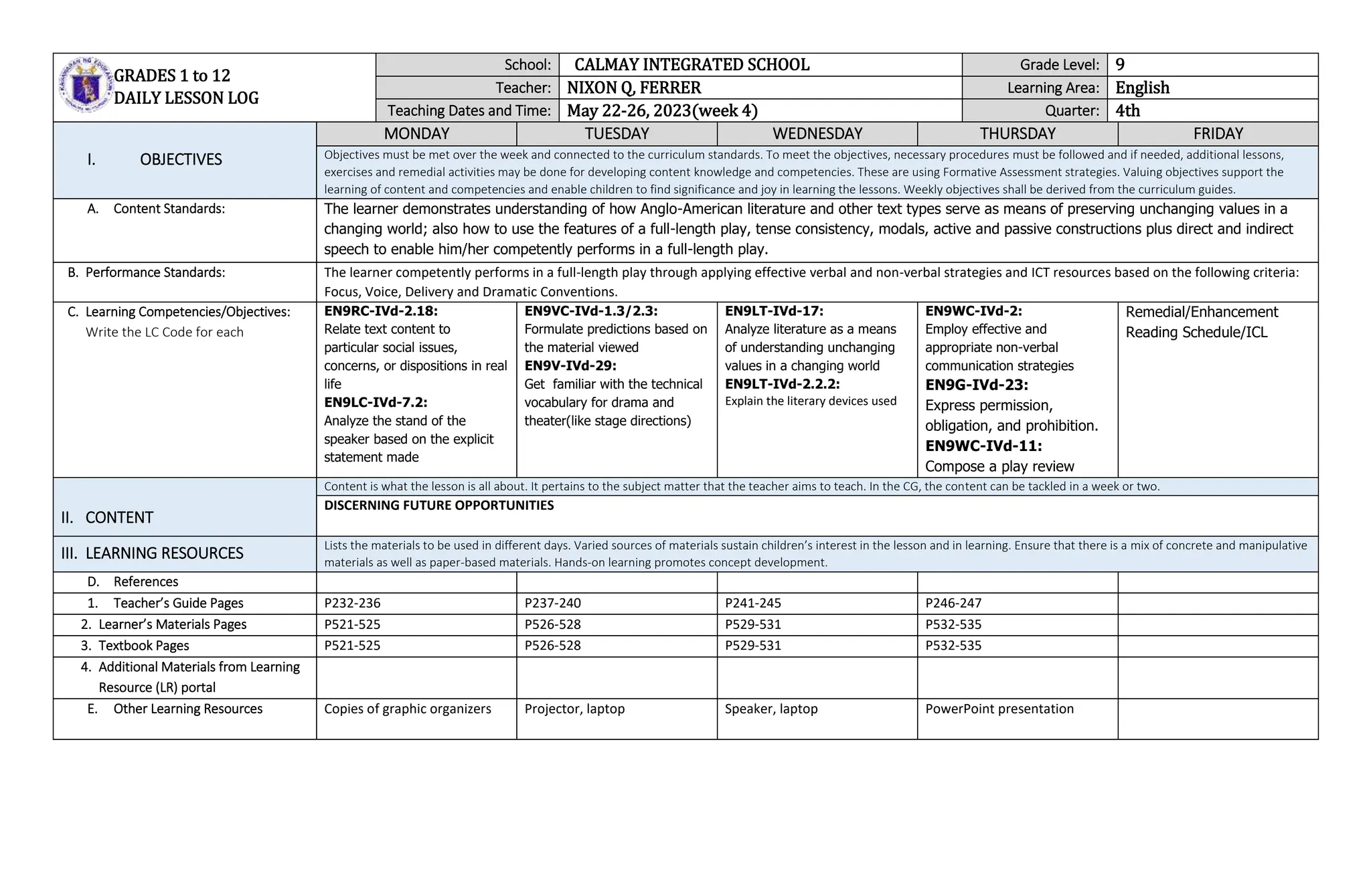 DLL Grade 9 English 4th Quarter.docx