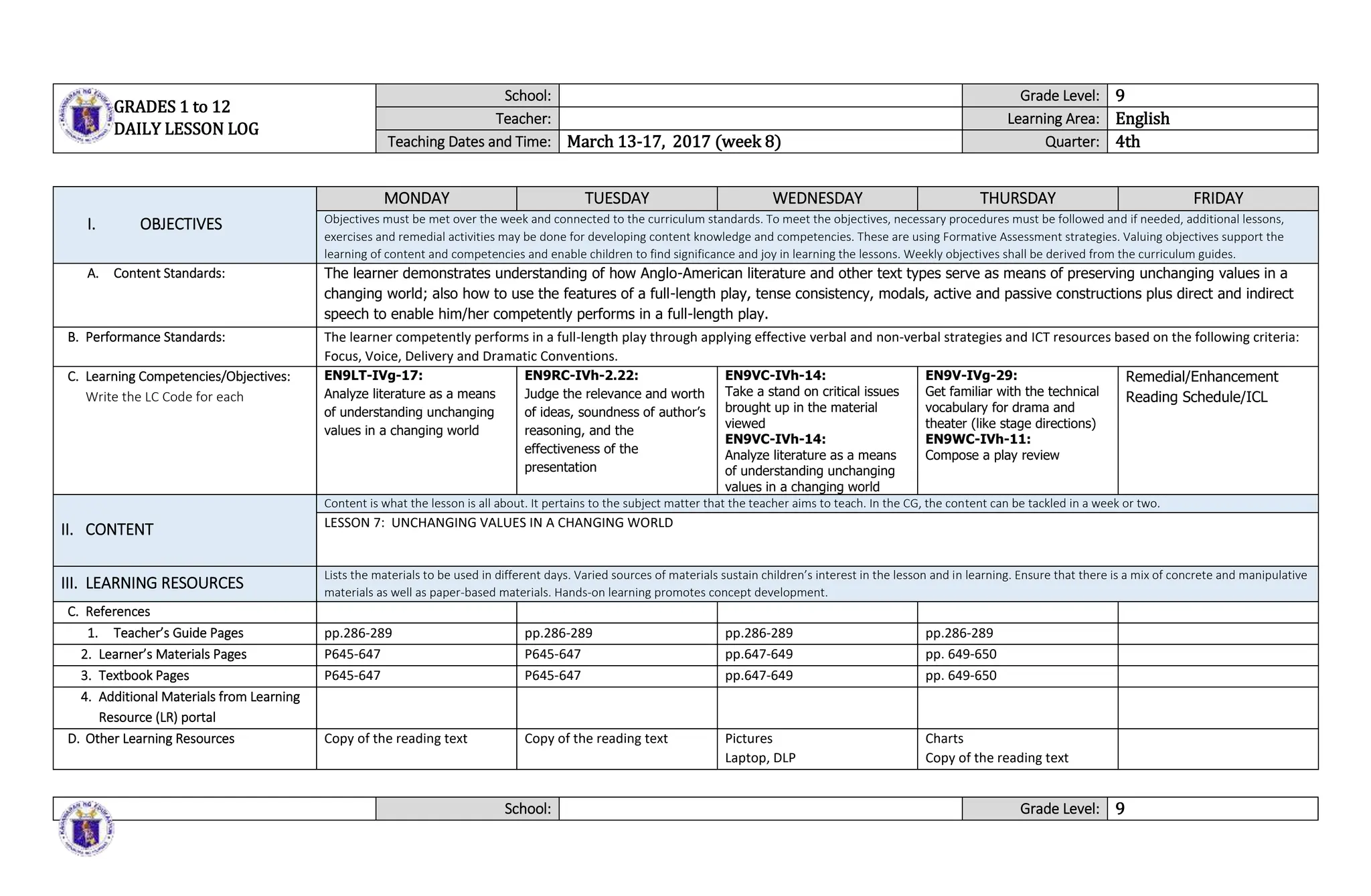 DLL Grade 9 English 4th Quarter.docx