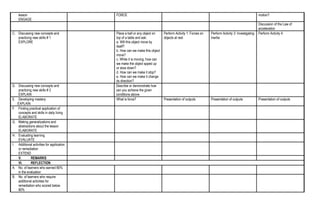daily lesson plan in science grade 8: Laws of Motion | DOCX