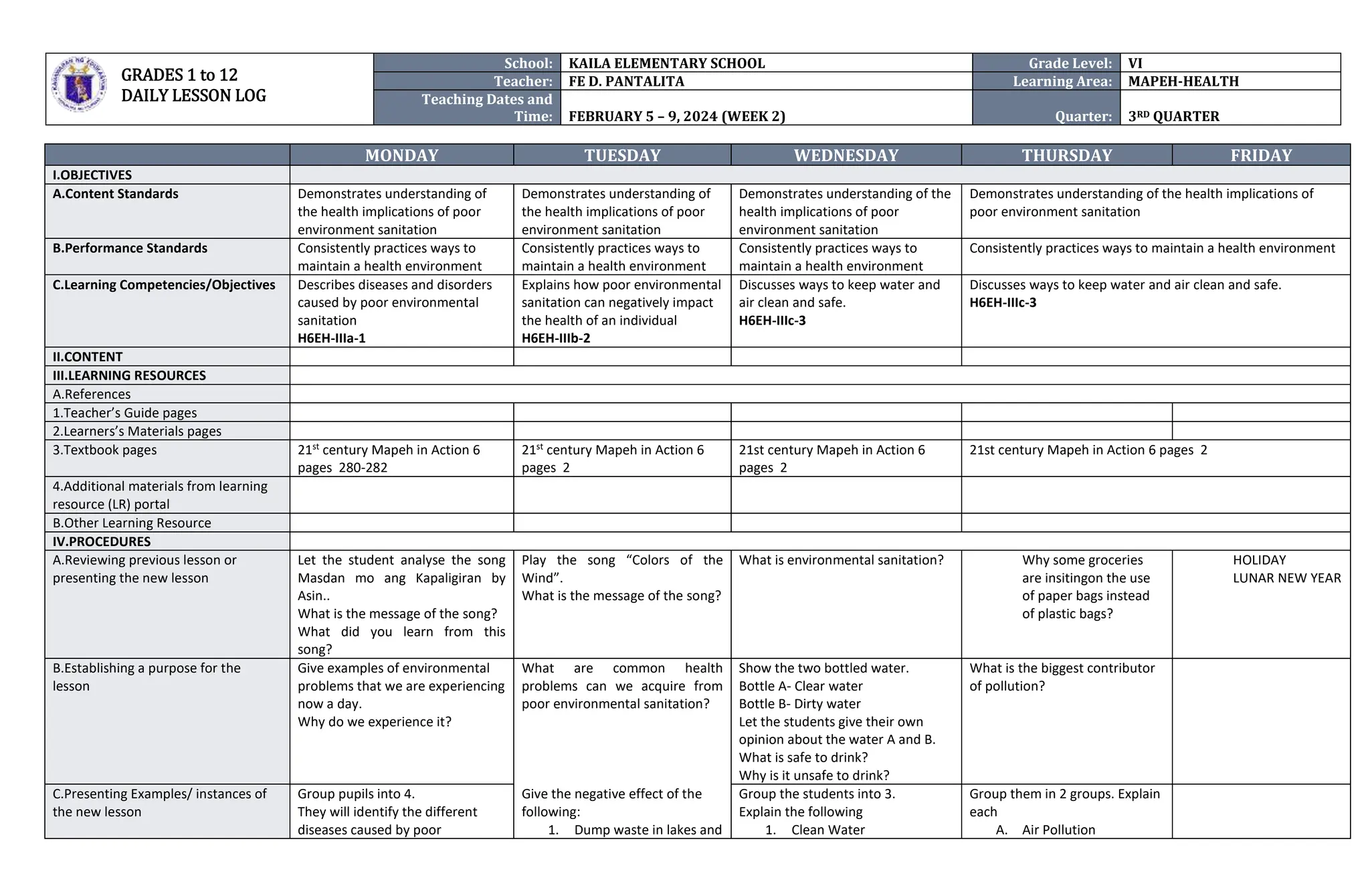 DLL_MAPEH-HEALTH 6_Q3_mapeh health dll.docx