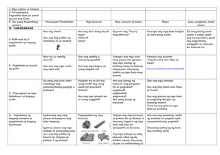 Daily lesson log for MAPEH Quarter 1 Week4 | DOCX