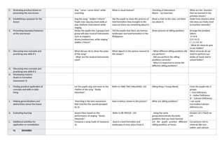 Daily Lesson Log for MAPEH Grade 3 Quarter 1 Week 4 | DOCX