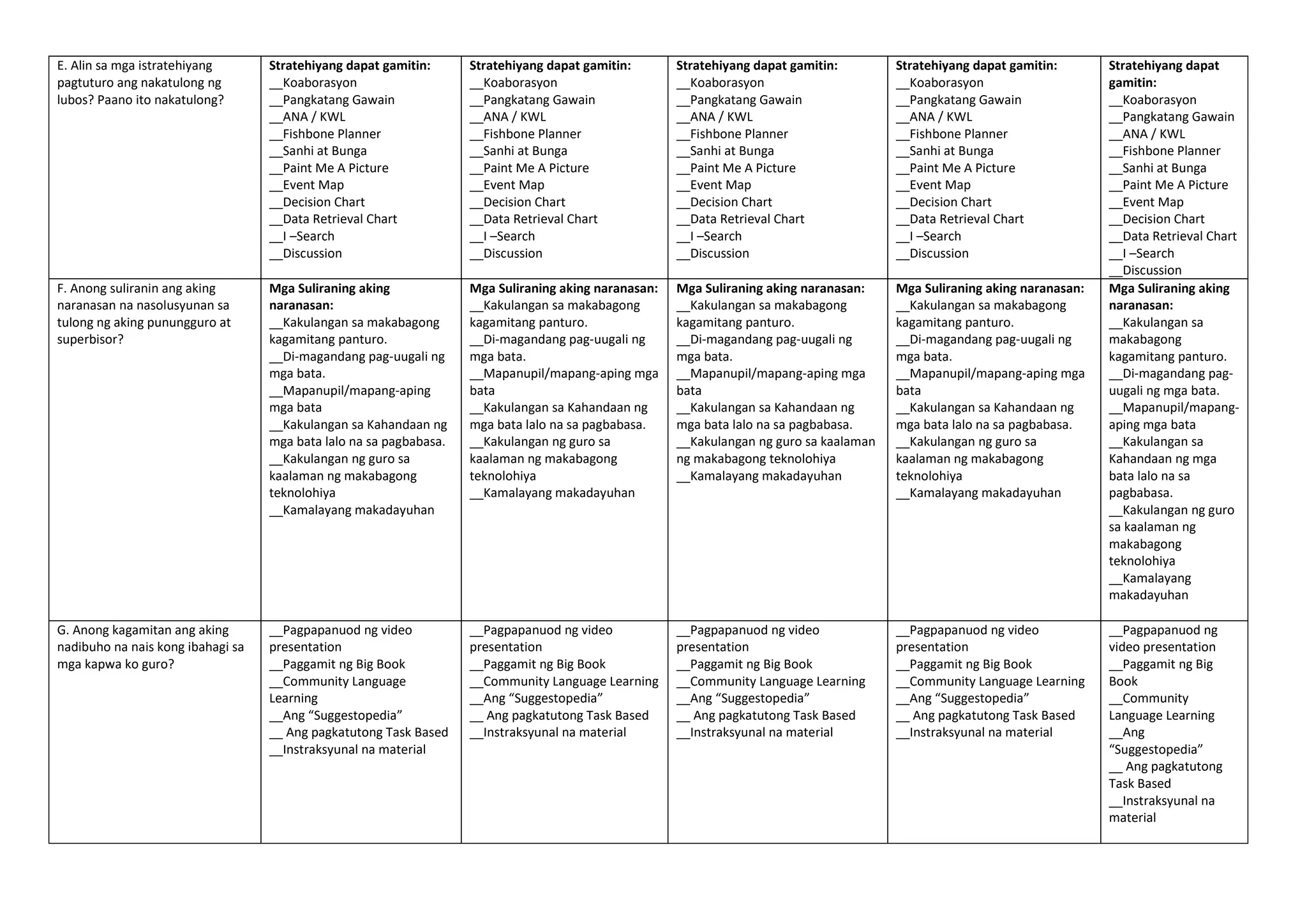 Natutukoy sa pamamagitan ng pakikinig at pagtingin ang introduction at ...