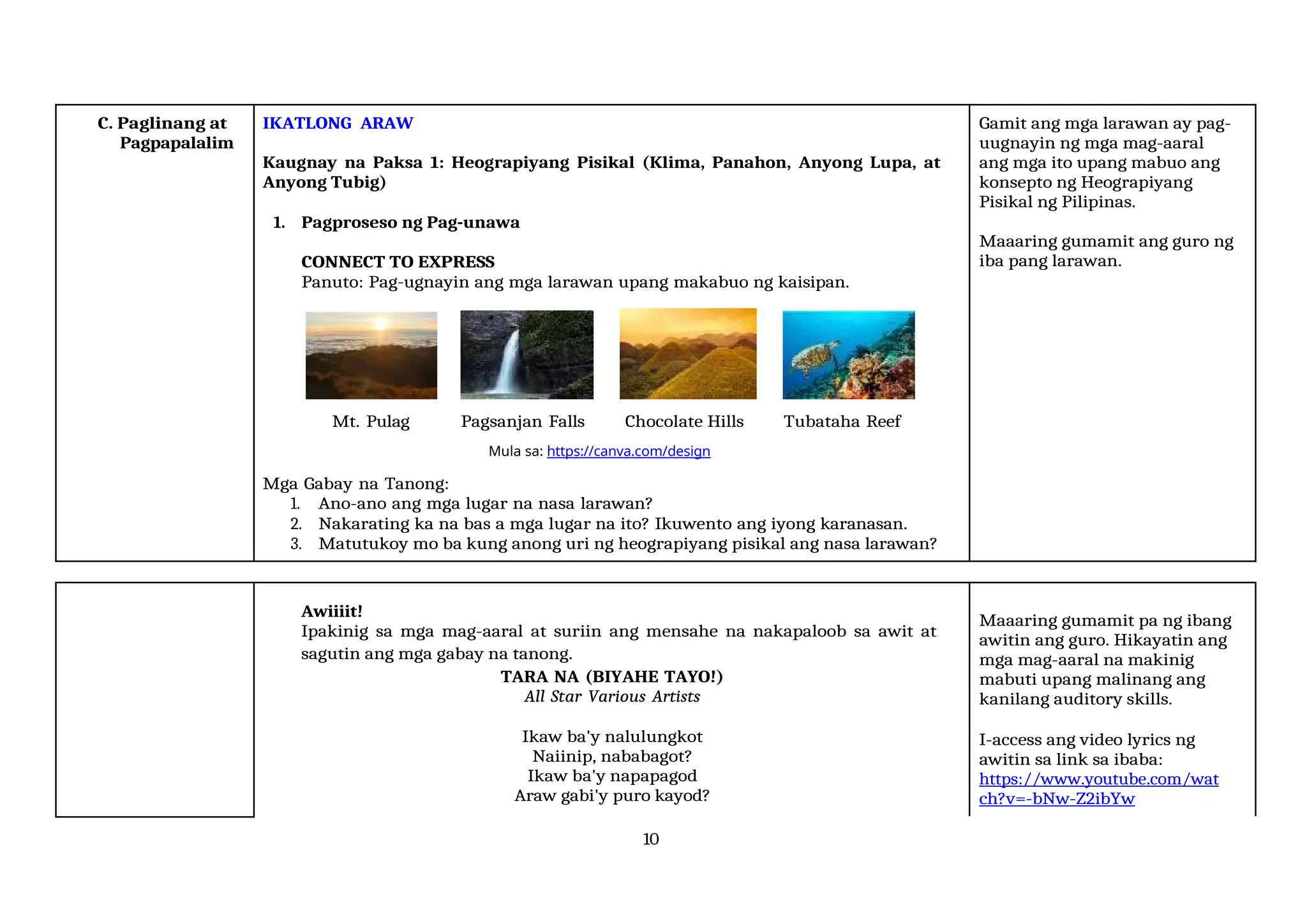 DLL MATATAG _ARALING PANLIPUNAN 4 Q1 W5.docx