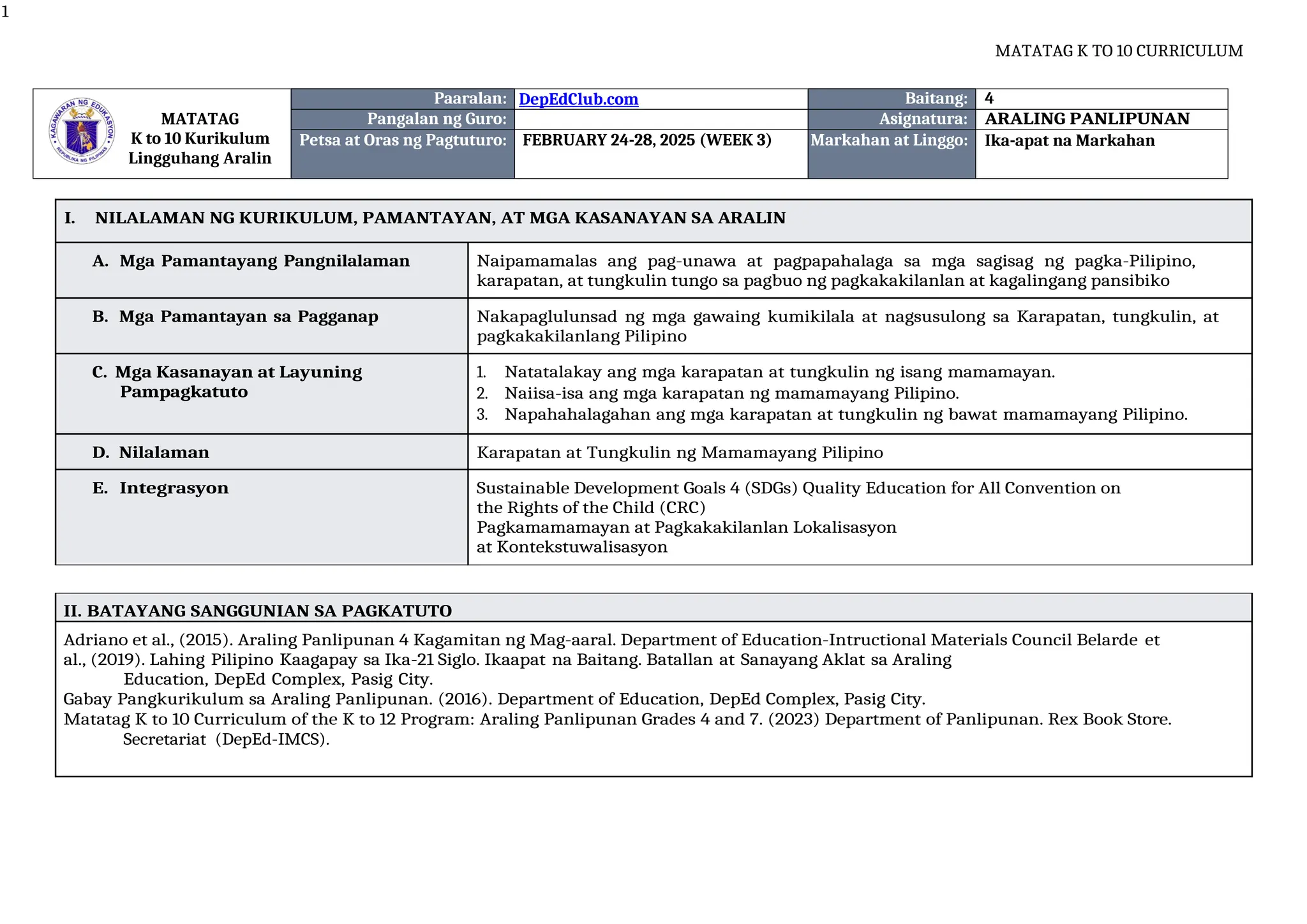 DLL MATATAG _ARALING PANLIPUNAN 4 Q4 W3.docx