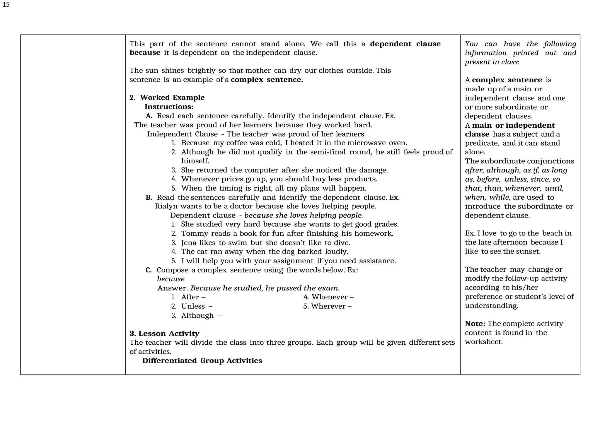 DLL --- MATATAG --- ENGLISH--4 --- Q1 W5 | DOCX