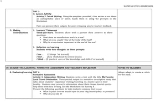 DLL Matatag Curriculum is a guide of teacher in teaching their students ...