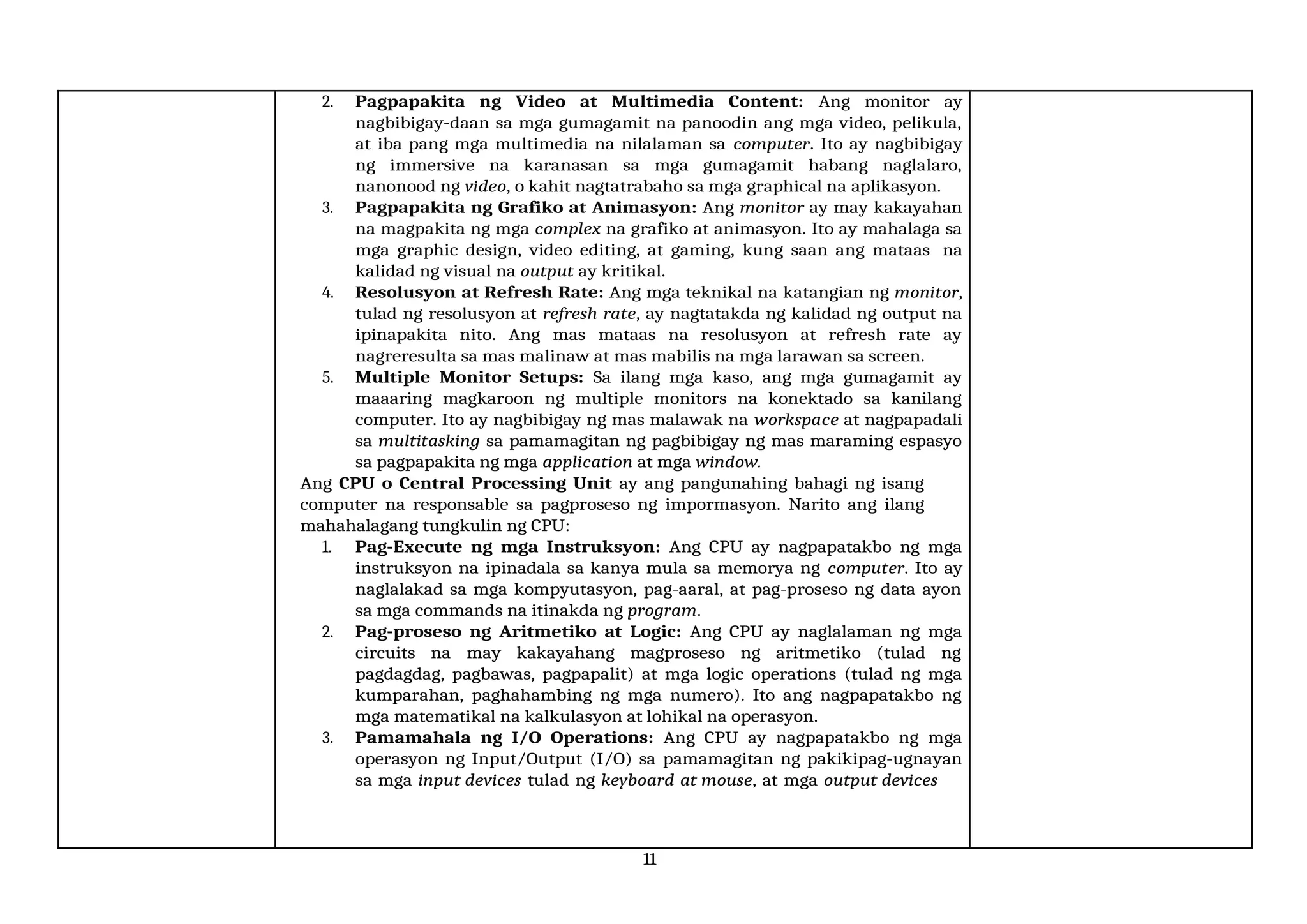 Kahalagahan ng computer at computing devices | DOCX