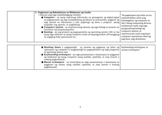 Kahalagahan ng computer at computing devices | DOCX
