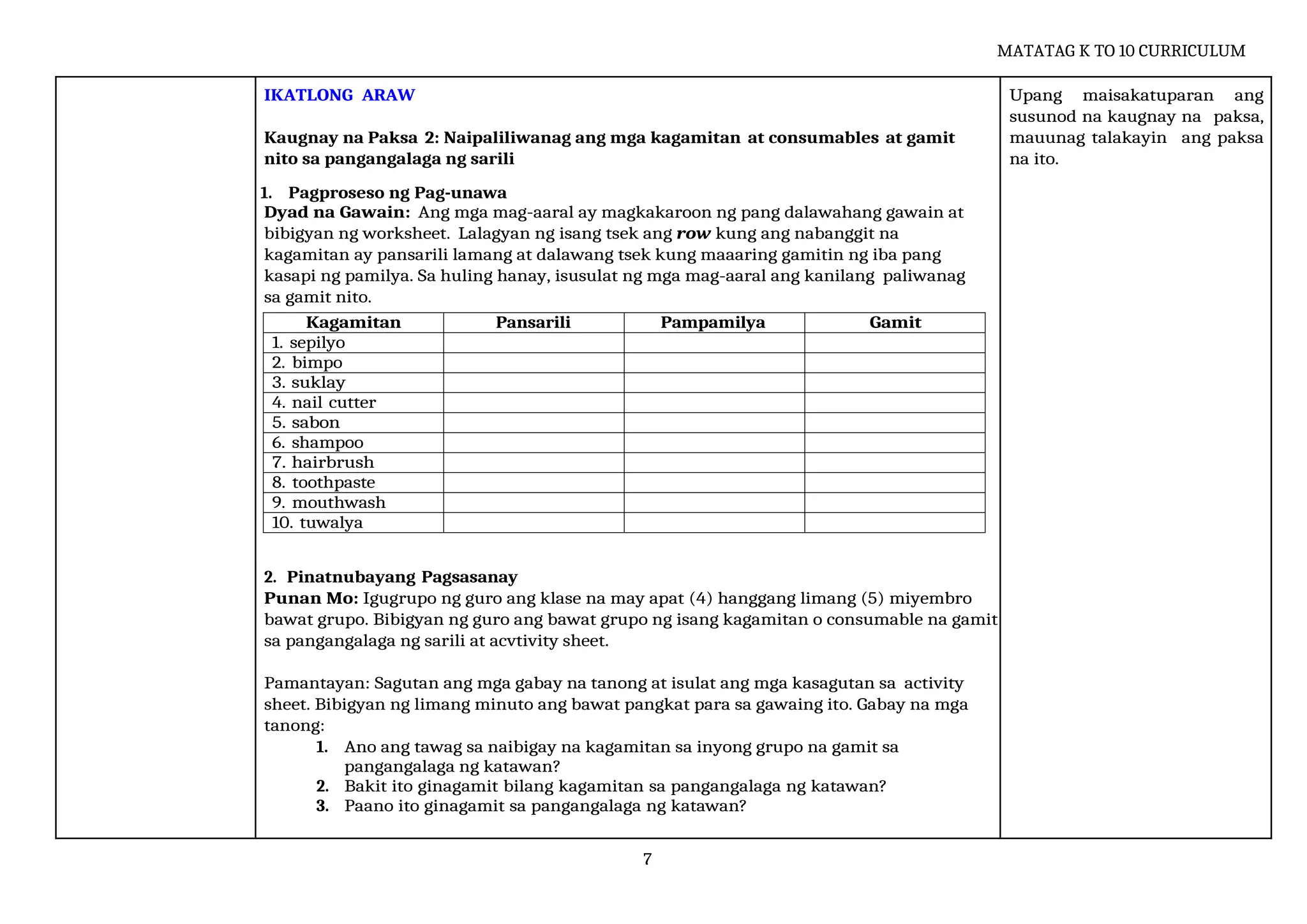 DAILY LESSON LOG IN MATATAG _EDUKASYON SAPP 4 Q3 W1.docx