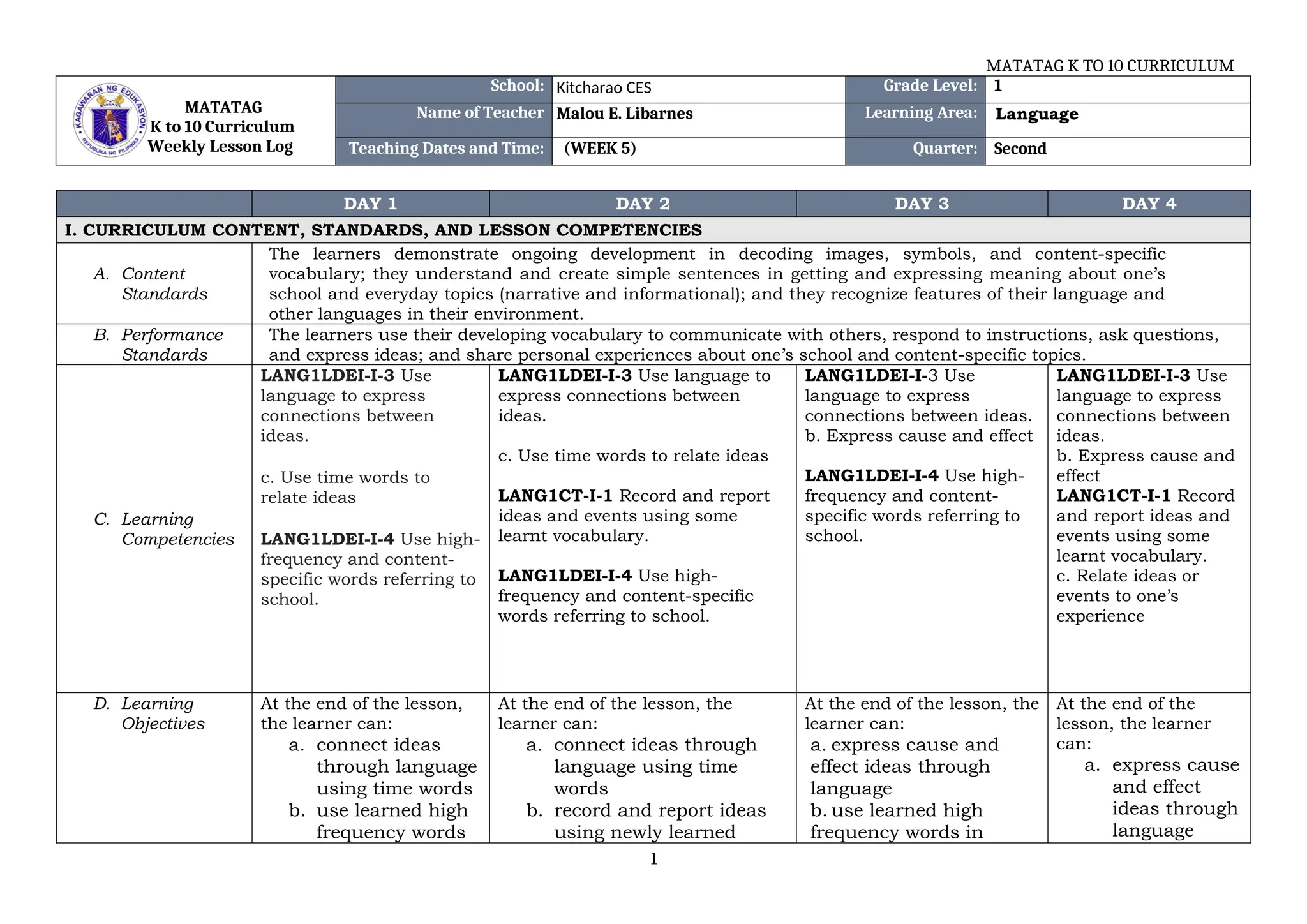DLL MATATAG_LANGUAGE 1_Quarter2_Week5.docx