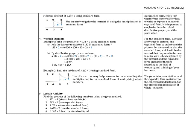 DLL for MATATAG _MATHEMETICS 4 Q2 W1 new | DOCX | Homework and Study | Education