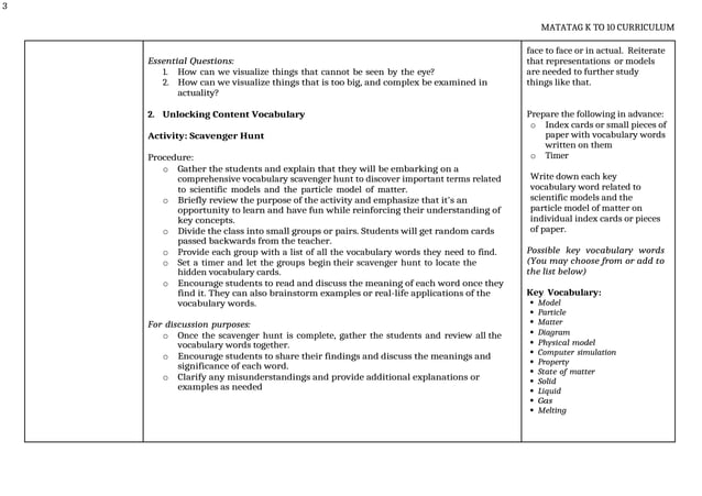 Science 7 DLL Week 1 Quarter 1 Matatag Curriculum | DOCX