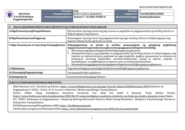DLL MATATAG _VALUES EDUCATION 7 Q3 W2.docx
