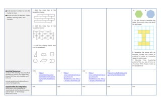 Comprehensive Grade 6 Mathematics Lesson Plan on Tessellations | DOCX