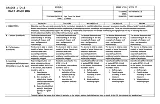Daily lesson log. 7 seven. quarter three | DOCX