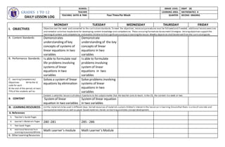 Dll math 8 q2 | DOCX